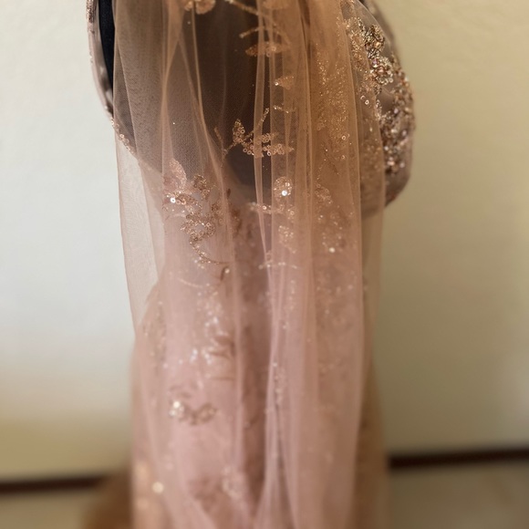 GLS Collective | Dresses | Gls By Gloria Luxury Dress Rose Gold ...